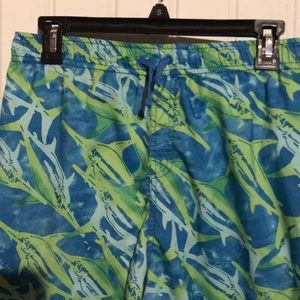 J Khaki JK | Swim | Jk J Khaki Boys Swordfish Blue Green Swim Trunks L ...
